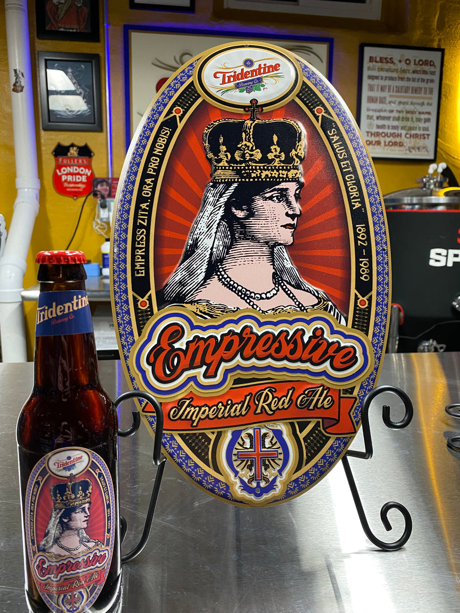 Empressive Imperial Red Ale Tin Tacker – Tridentine Brewing