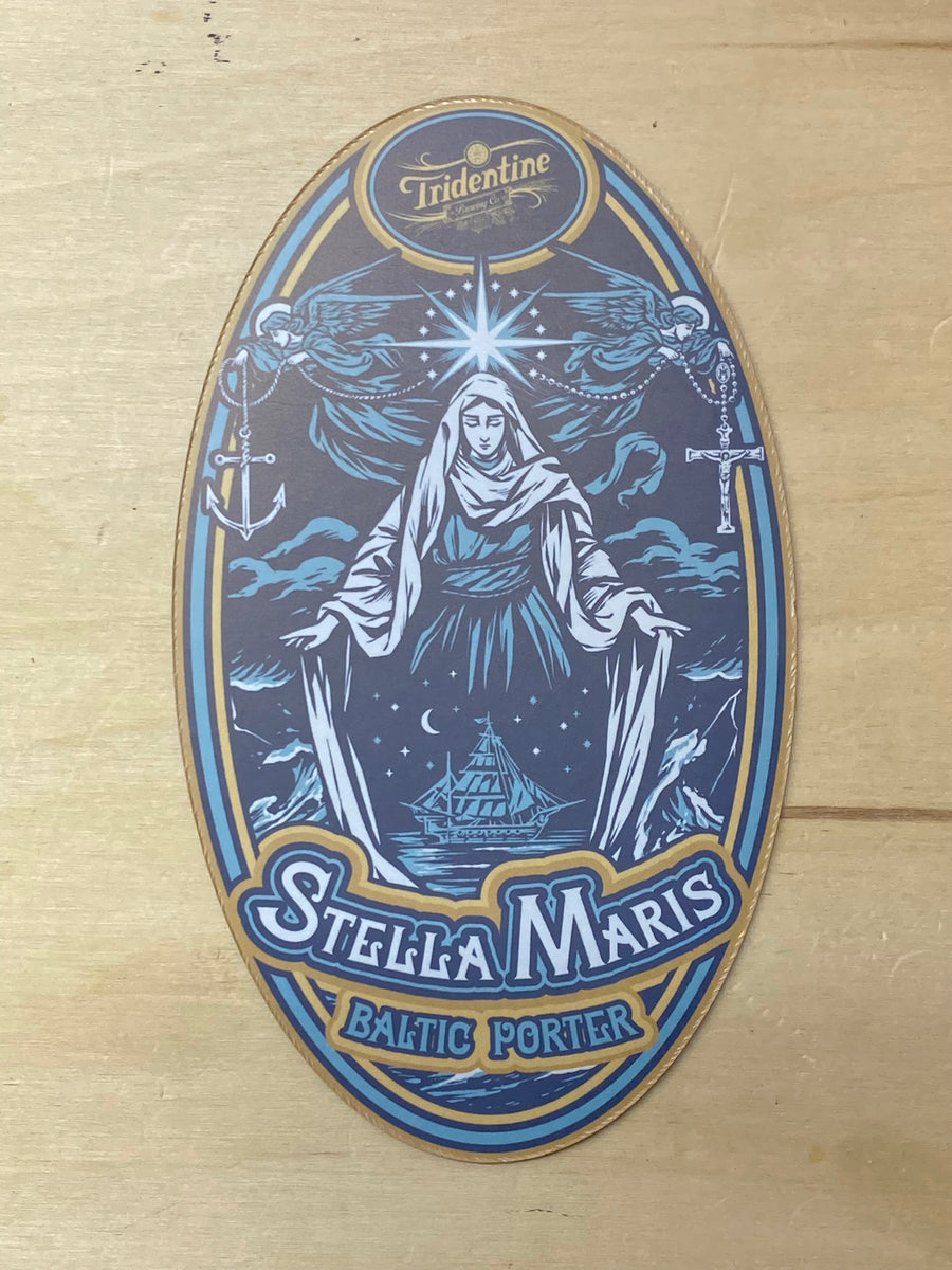 Stella Maris Baltic Porter Label Decal – Tridentine Brewing