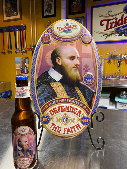Tin Tacker Signs – Tridentine Brewing